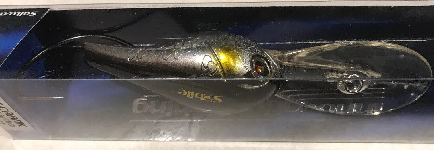 SEBILE D & S CRANK 70 - 2-3/4" Lure 7/8oz BLACK SILVER Deep Diver ...