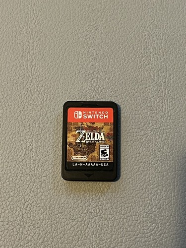 The Legend of Zelda Breath of the Wild Nintendo Switch Game Cartridge ...