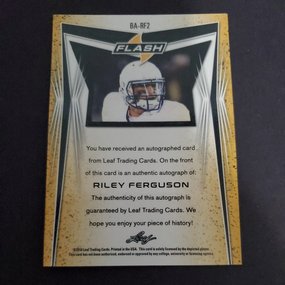 2018 Leaf Flash Riley Ferguson #BA-RF2 Rookie Auto RC | eBay