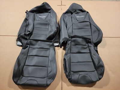 New Take Off RECARO LEATHER SEATS Fit 2015-2022 Ford Mustang GT BLACK ...
