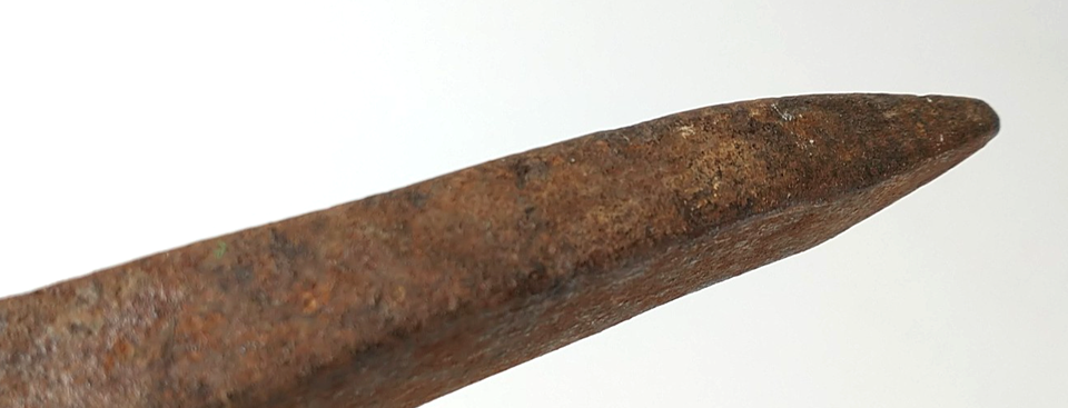 Vintage Antique Pick Axe Head 20.5” Old Tool Cast Iron Railroad Miners ...