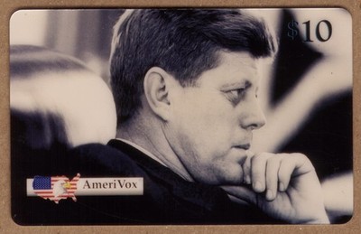 $10. John F. Kennedy JFK B&W Hand on Chin President Kennedy PROOF Phone ...