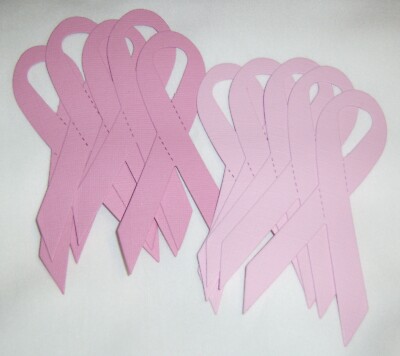 Breast Cancer Pink Ribbon Cardstock Die Cut(10) ~ AccuCut Design | eBay
