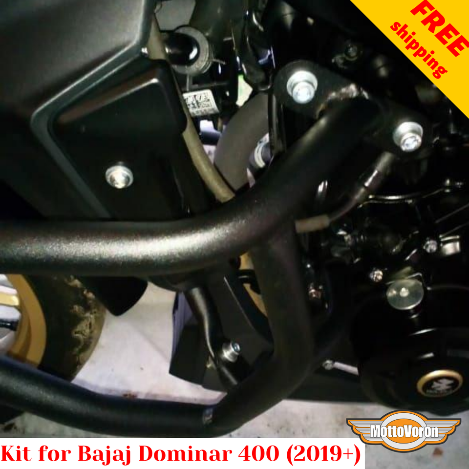 For Bajaj Dominar 400 Engine guard Rear rack Dominar 400 UG Crash bars ...