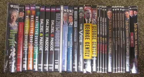 Large lot of 57 British BBC Acorn PBS Masterpiece DVD Video Discs SEE ...