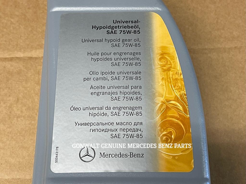 Mercedes Benz Hypoid Gear Oil SAE 75W-85 Differential Transfer ...