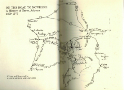 Greer Arizona Map On The Road To Nowhere : A History Of Greer,