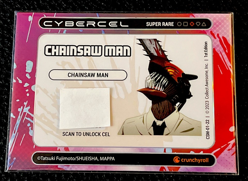 Chainsaw Man Cybercel #CSM-01-22 Chainsaw Man - Super Rare 1st Edition | eBay