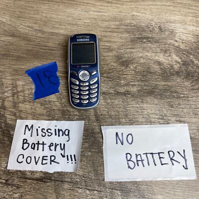 Samsung T-Mobile SGH-X105 1.5" Screen Numeric Keypad Dual-Band Cellular ...