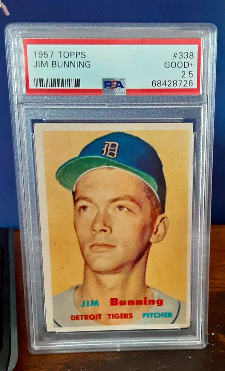 1957 Topps - Scarce Series #338 Jim Bunning (RC) for sale online | eBay