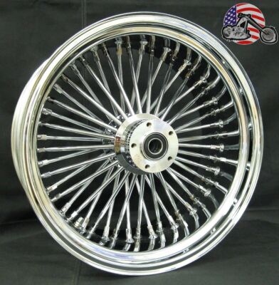 Ultima Chrome 16 x 5.5 48 Fat King Spoke Rear Wheel Harley Chopper ...