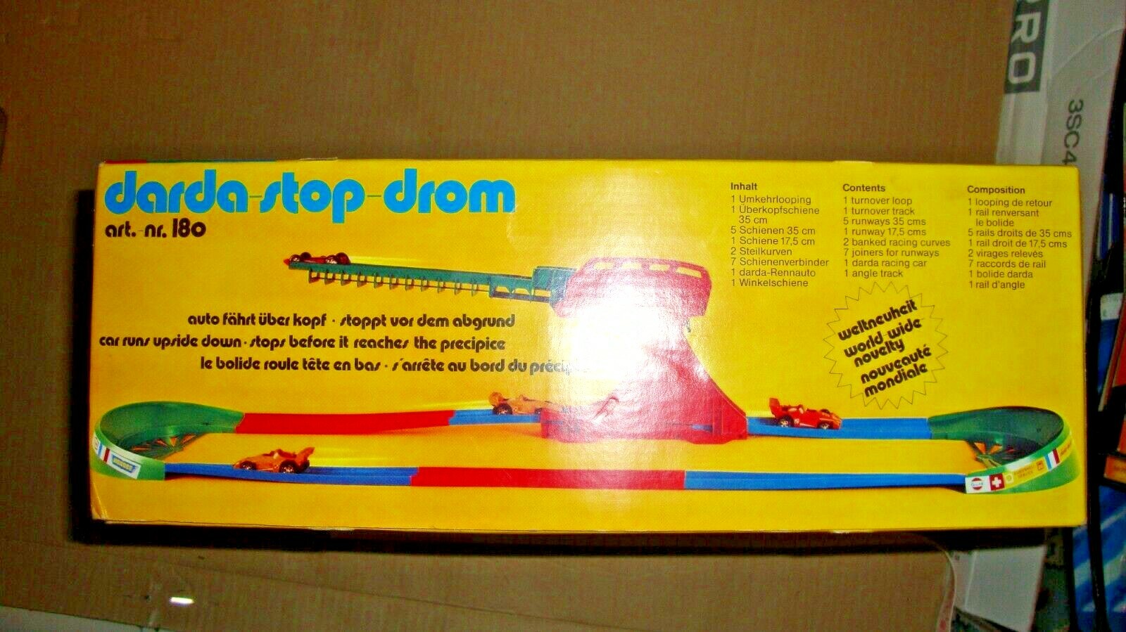 PISTA AUTO DARDA - STOP .- DROM TEDESCA ANNO 70-80 NUOVA | eBay
