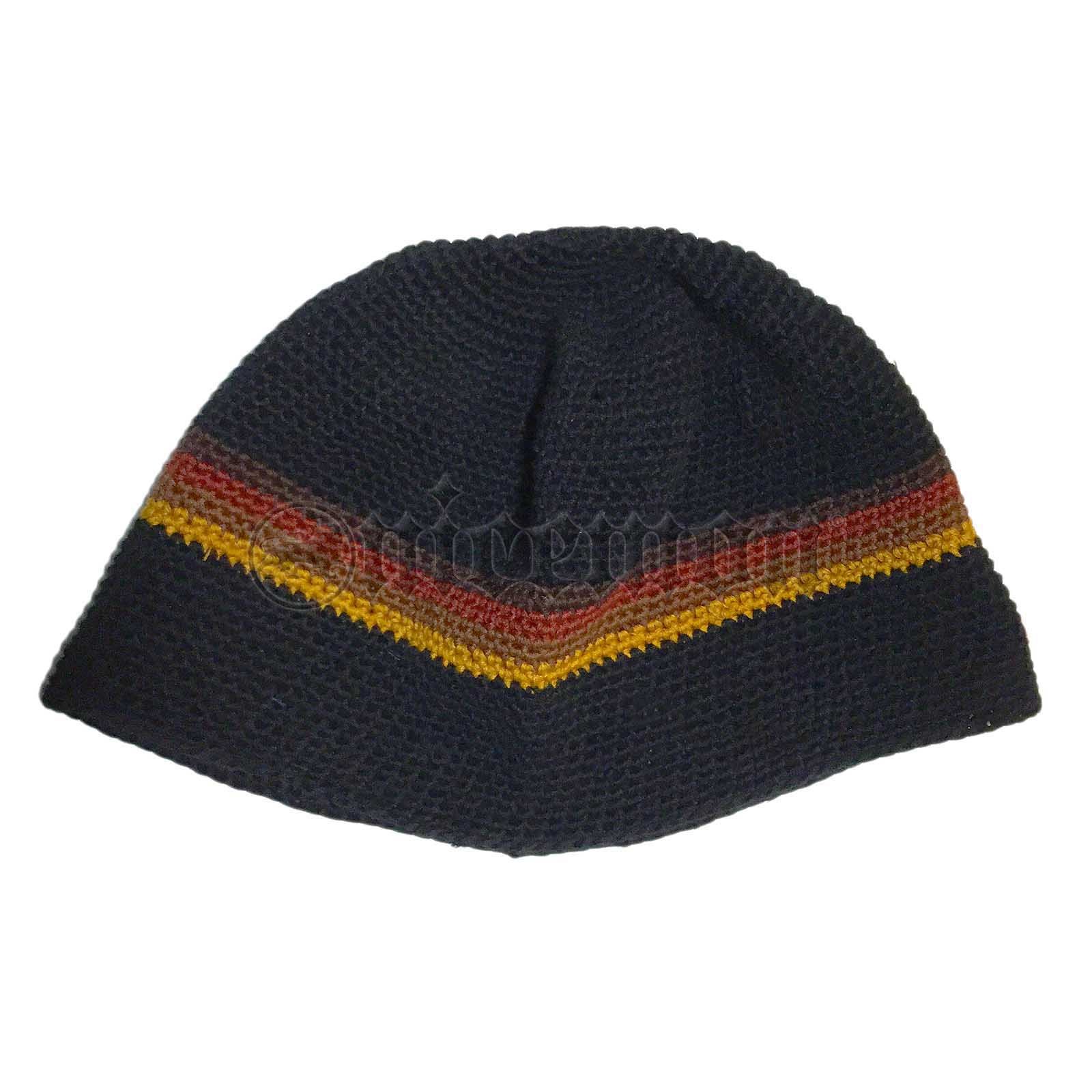Skullcap Skull Cap Kufi Rasta Surfer Reggae Jamaica Handmade 100% ...