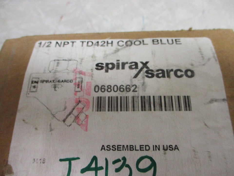 Spirax-Sarco 0680662 TD42H High Capacity Thermo-Dynamic Steam Trap 1/2 ...