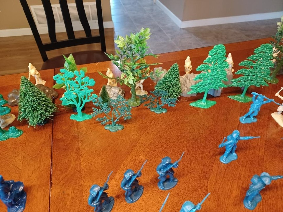 Marx/BMC Revolutionary War Continental Army Indian Ambush | eBay