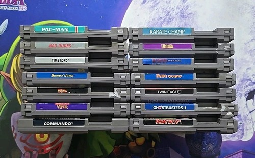 🔥14 Nes Game Lot Blaster Master Ultima Pac-Man (Nintendo Entertainment ...