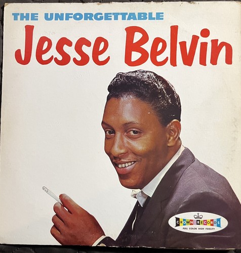 JESSE BELVIN - The Unforgettable LP Vinyl 1959 Crown Records CLP 5187 ...
