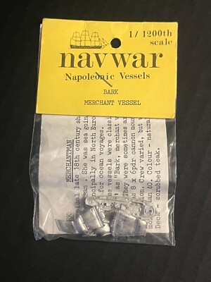 NAVWAR NAPOLEONIC VESSELS BARK MERCHANT VESSEL MINIATURE SEALED | eBay