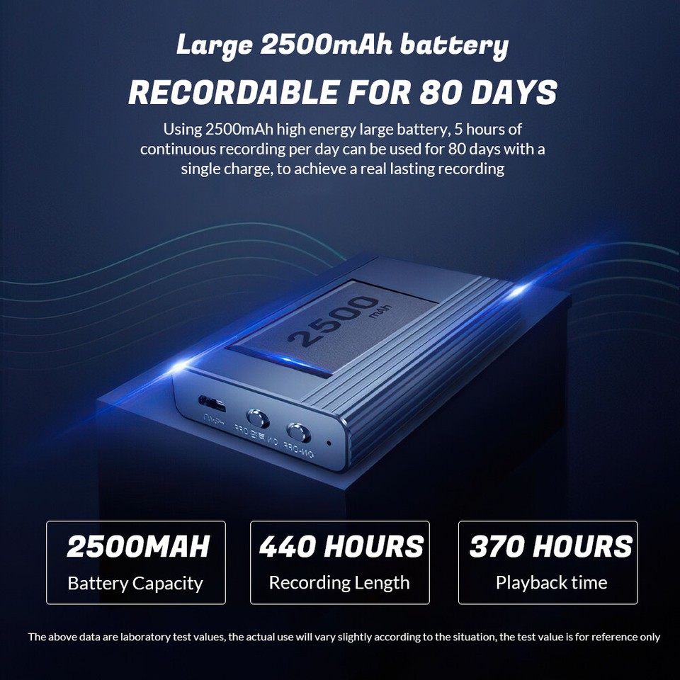 Spy Digital Voice Activated Mini Sound Audio Recorder Dictaphone ...