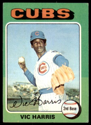1975 Topps Vic Harris . Chicago Cubs #658 | eBay