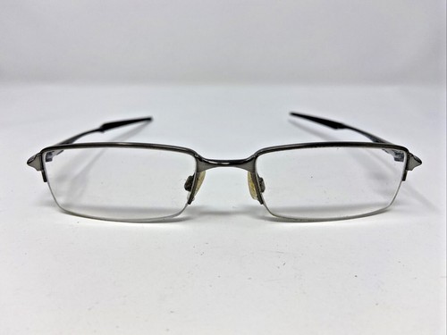 OAKLEY HALFSHOCK Eyeglasses Frames OX3119-0455 55-19 Gunmetal Half Rim ...