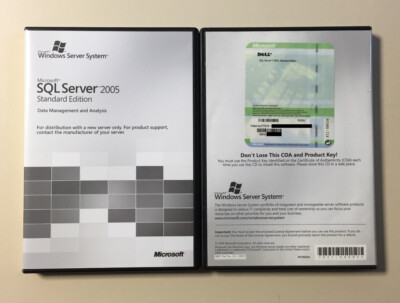 MS SQL Server 2005 Standard OEM Vollversion 32 Bit englisch inkl. 5 Clients | eBay.de