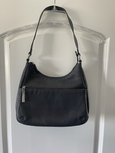 Giani Bernini - Navy Blue Leather , Medium Size Handbag | eBay