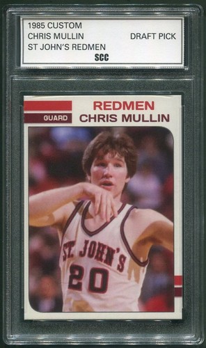 Custom 1985 Chris Mullin St John's Redmen Draft Pick College Basketball ...
