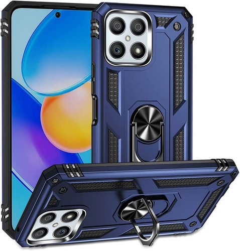 For Honor X8 Case, Slim Ring Armor Shockproof Stand Phone Cover ...