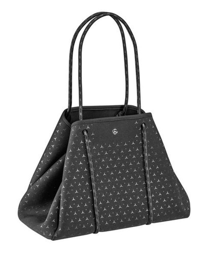 Mercedes-Benz Genuine Star Pattern Tote Bag with Cosmetic Pouch ...