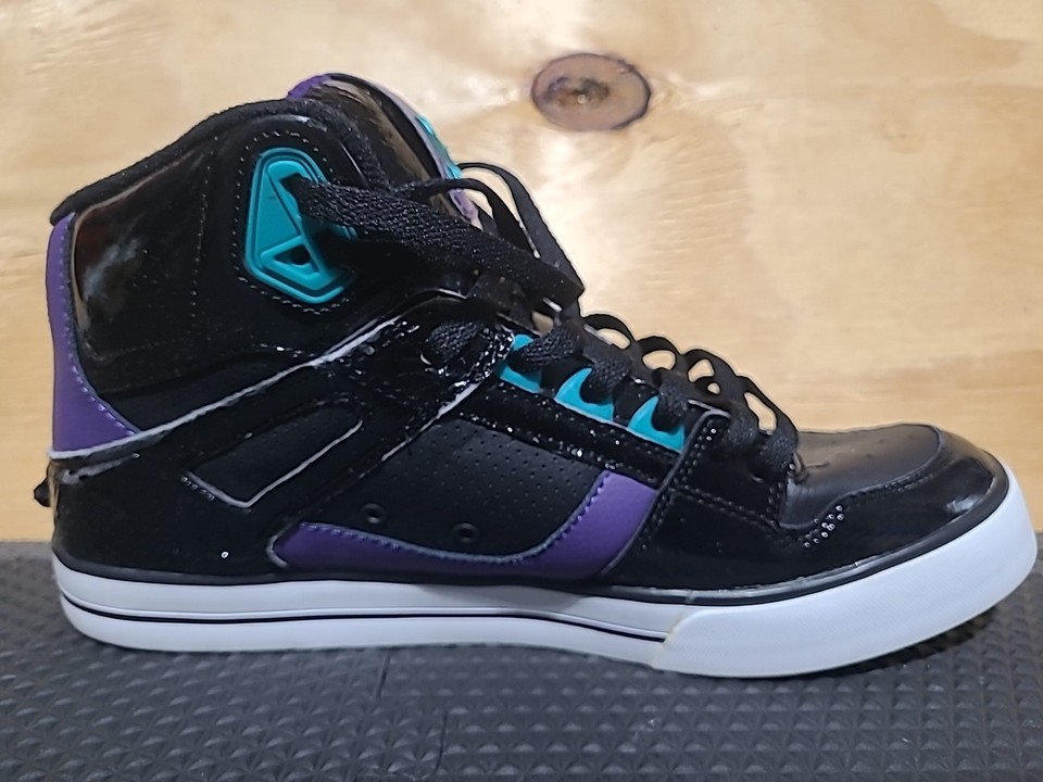 Dc Shoes Mens Spartan Hi Wc 302523 Size 12 Black Purple | eBay