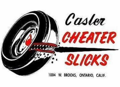 CASLER Cheater Slicks Vinyl Decal Sticker 4005 | eBay