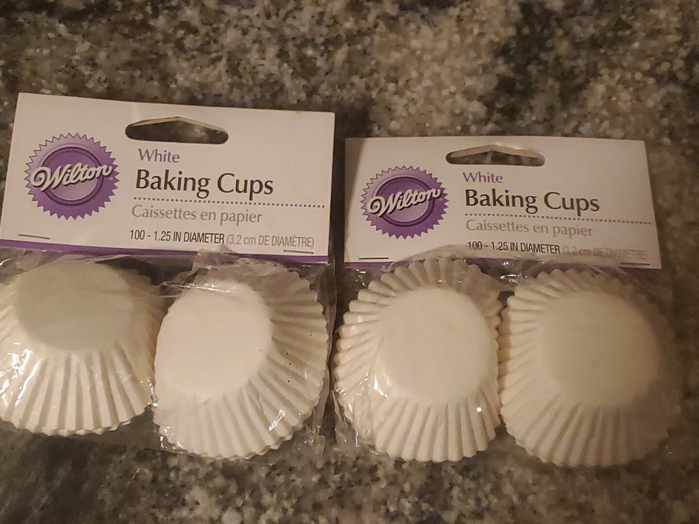 Wilton Mini Baking Cups 100/Pkg - White - 2 Packs | eBay