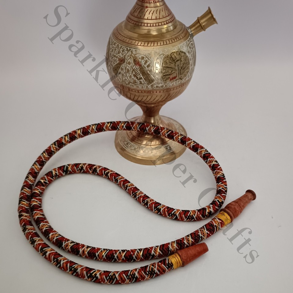 Indian Brass Vintage Folding Hookah Set Pipes Antique Finished Unique ...