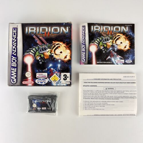 Nintendo Gameboy Advance Iridion II 2 | OVP & CIB | Komplett | GBA ...