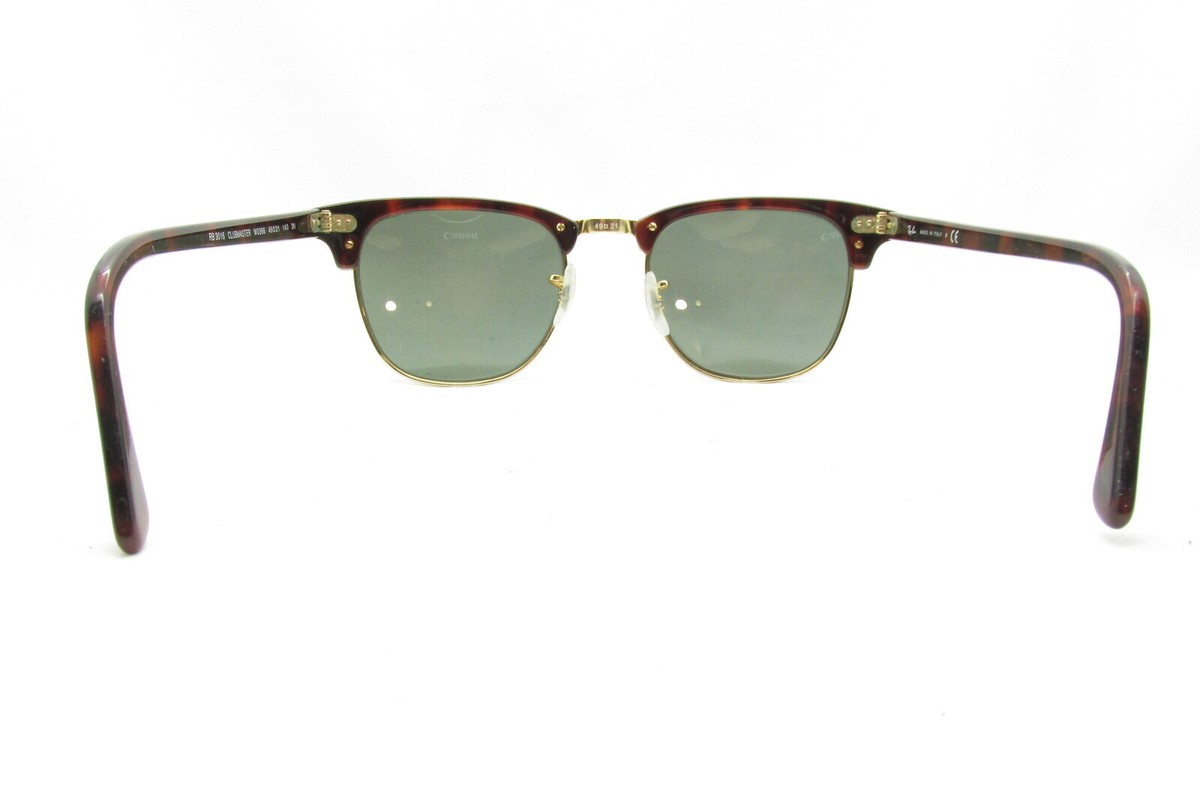 RAY-BAN CLUBMASTER RB3016 W0366 EYEGLASSES FRAMES ITALY 49 RAY-BAN CLUBMASTER RB3016 W0366 EYEGLASSES FRAMES ITALY 49