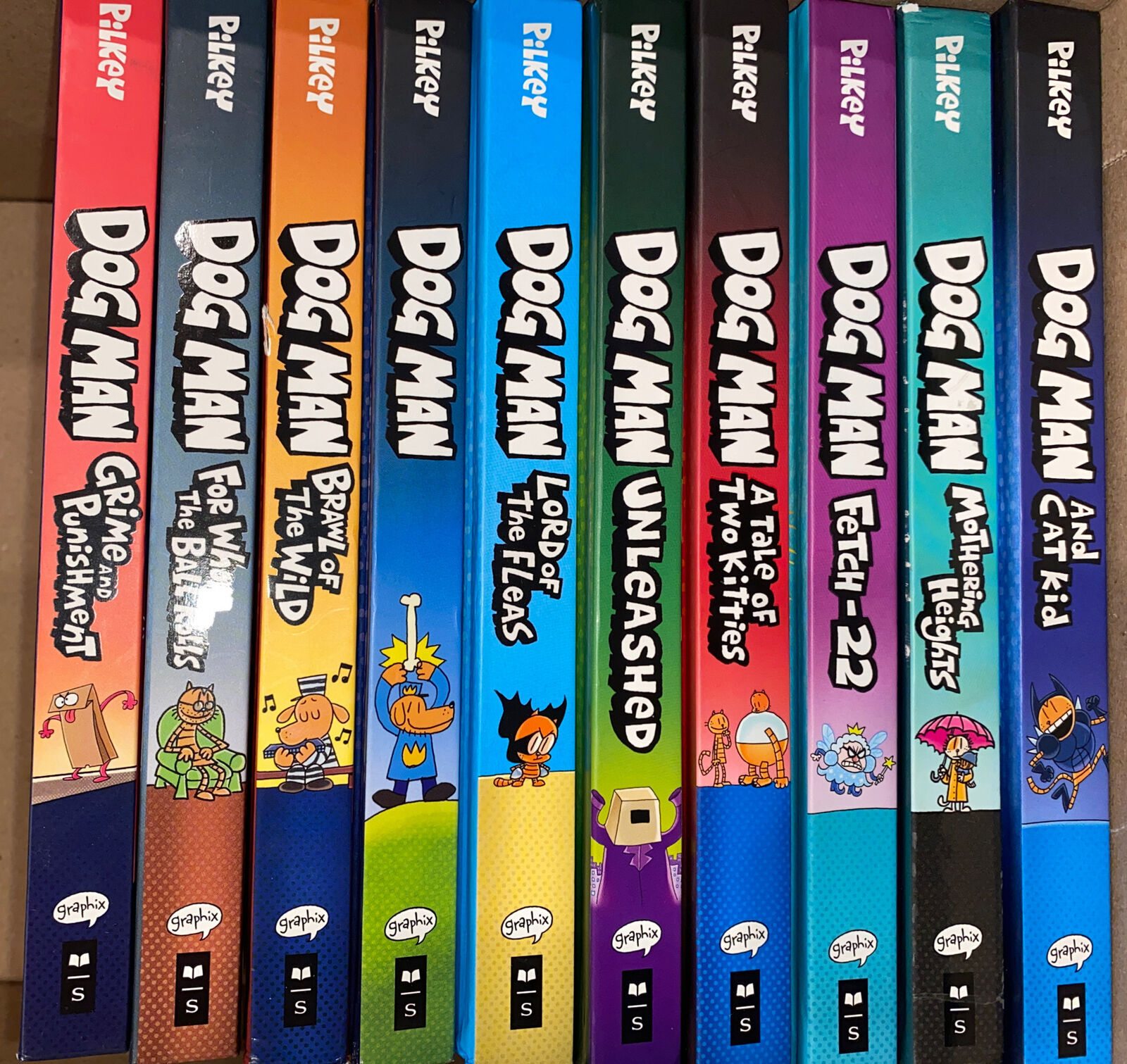 Dog Man Dogman Books Dav Pilkey Children's Graphic Novels HC You Choose ...