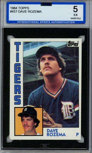 1984 Topps #457 Dave Rozema EX 5 ISA | eBay