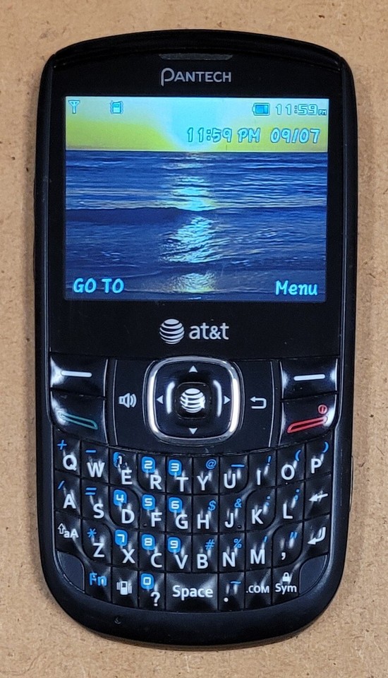 Pantech Link 2 II P5000 - Dark Blue and Black ( AT&T ) Rare Cellular ...
