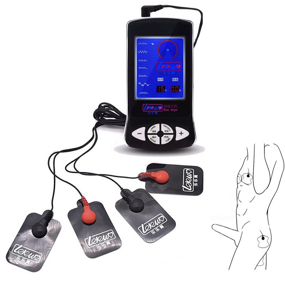 Electric Shock Electric Kit Estim Pulse Device | eBay