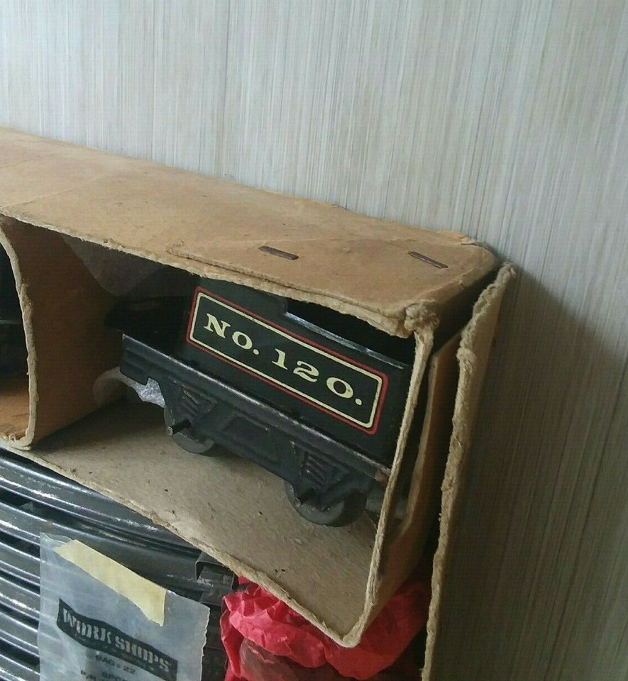 vintage American Flyer WIND UP Toy Train Set in Original Box; 13 Loco ...