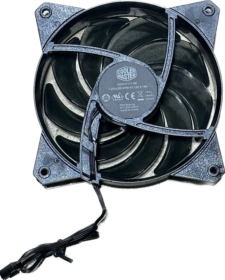Cooler Master 200031190-GP Rifle Bearing PC Fans 1400RPM 12V 120mm 3 ...