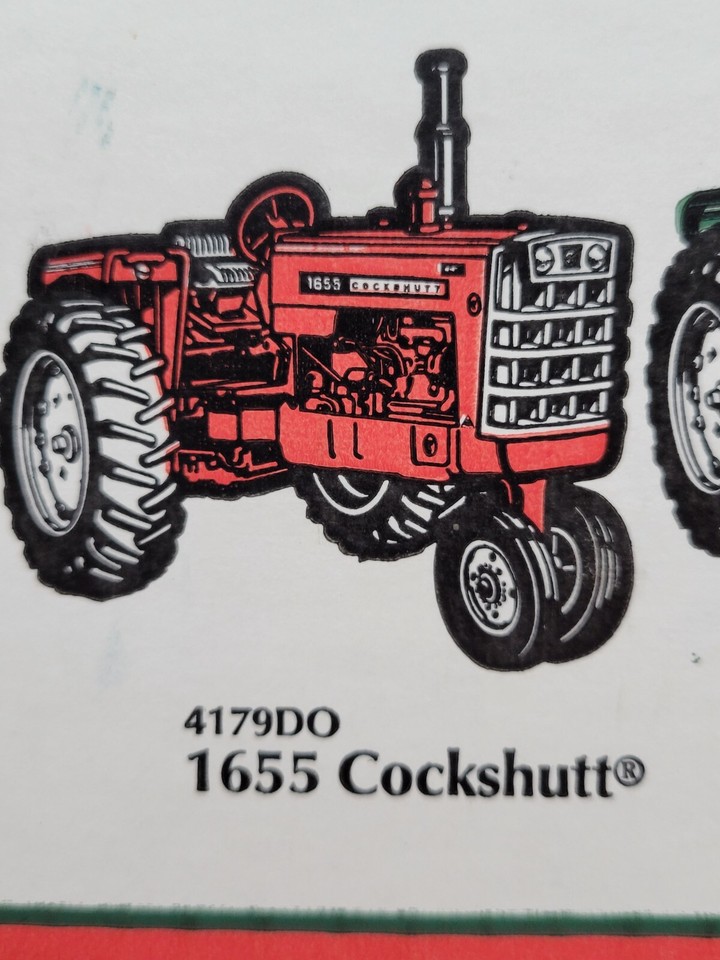 ERTL - White Cockshutt 1655 Red Farm Tractor Narrow Front Axle Die-Cast ...