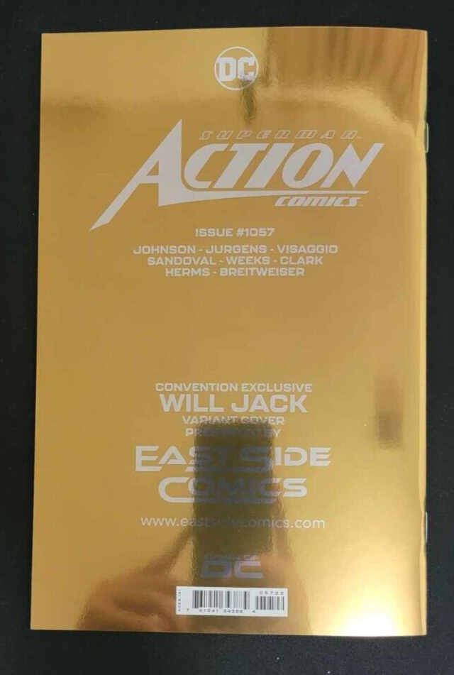 ACTION COMICS #1057 WILL JACK FOIL VIRGIN NYCC 2023 VARIANT LIMITED TO ...