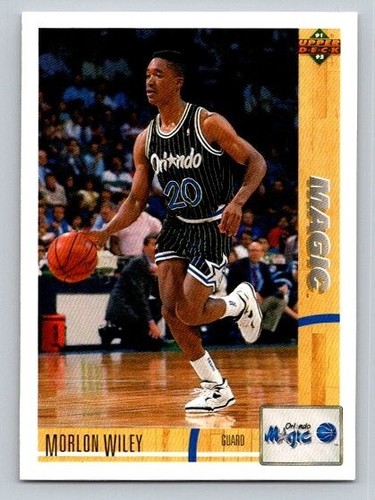 1991-92 Upper Deck Morlon Wiley #26 Orlando Magic | eBay