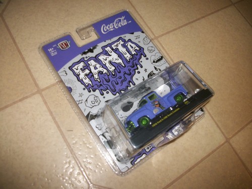M2 Machines Fanta Halloween Rides 1956 Ford F-100 Truck Custom Chase 1/ ...