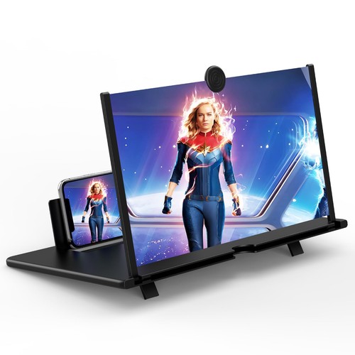 16" Screen Magnifier for Cell Phone,3D HD Magnifying Projector Screen ...