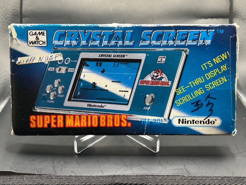 Vintage 1986 Nintendo Game & Watch Super Mario Bros. YM-801 Crystal ...