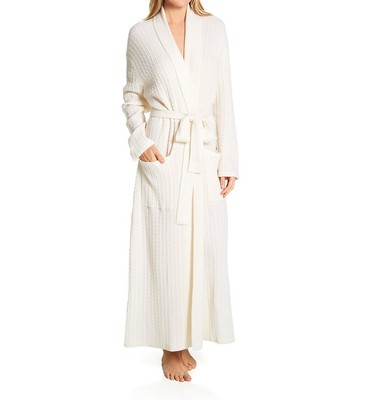 Arlotta 2020 Cashmere Long Baby Cable Texture Wrap Robe (Snow XS) | eBay