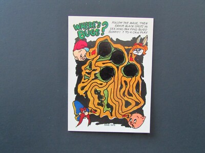 1975 Wonder Bread Puzzle Card Warner Bros. Where's Bugs? / Wild Water ...